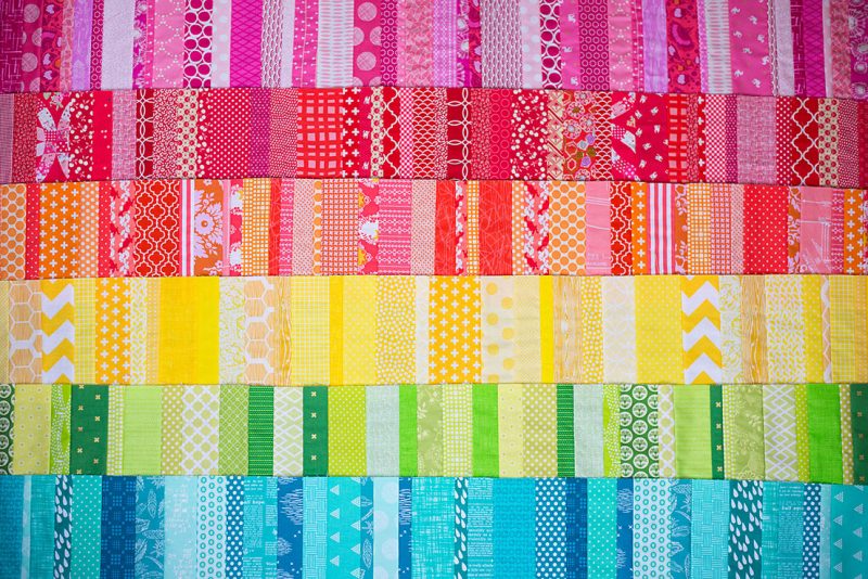 Rainbow Quilt Tutorial - Modernly Morgan