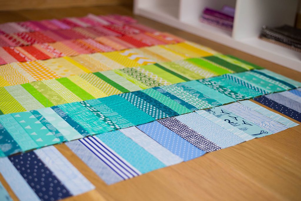 Rainbow Quilt Tutorial - Modernly Morgan