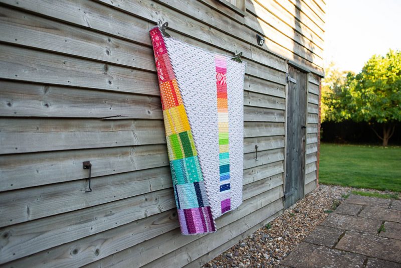 Rainbow Quilt Tutorial - Modernly Morgan