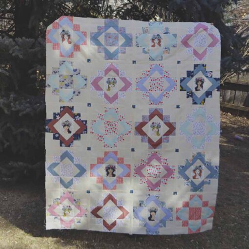 Framed Folk Quilt Pattern - Modernly Morgan