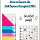 How to Make Half Square Triangles (HST) - Tutorial - Modernly Morgan