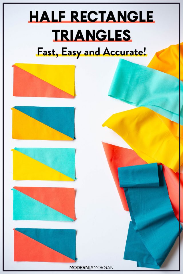 Easy Half Rectangle Triangles - HRT Tutorial - Modernly Morgan
