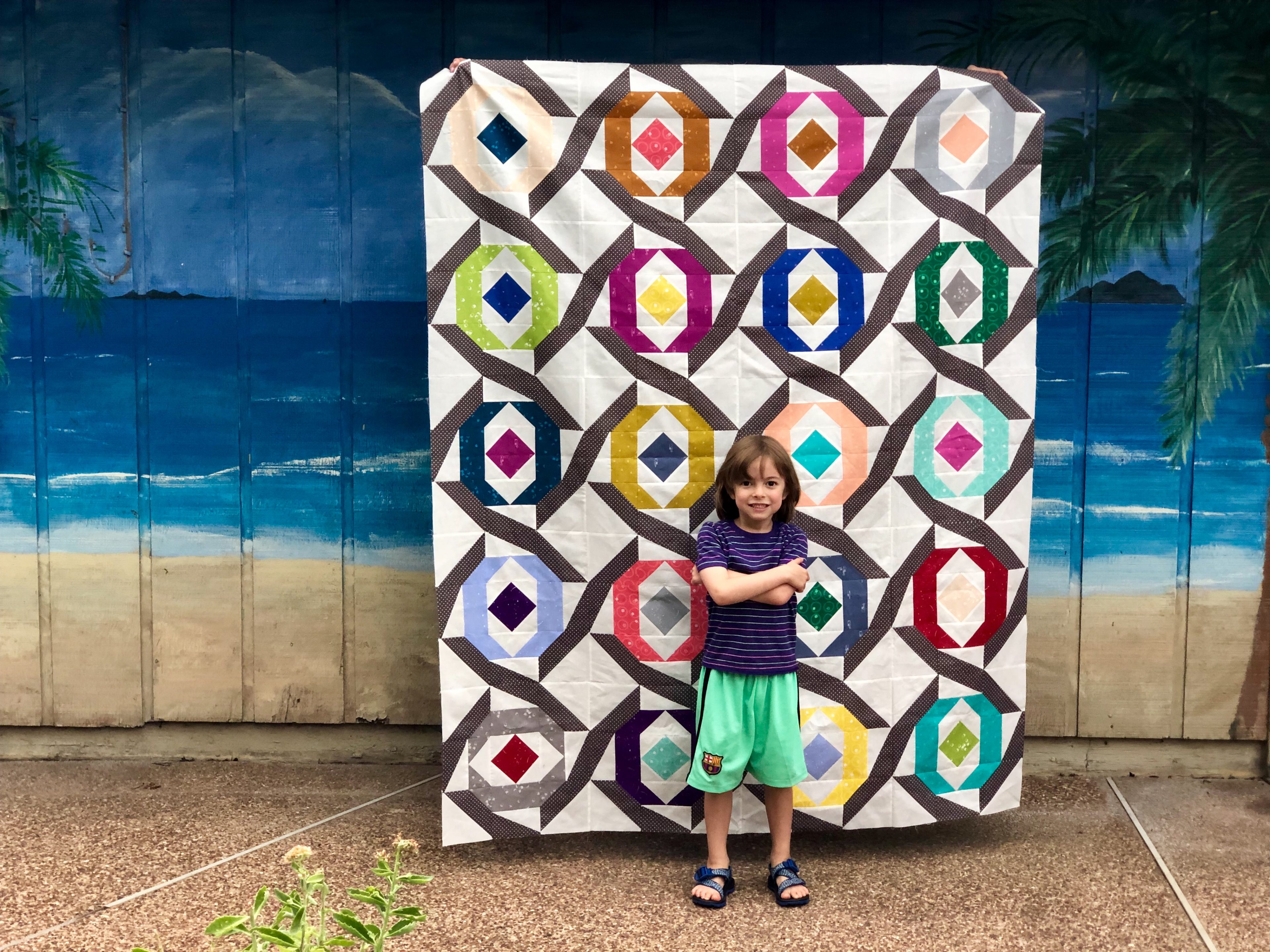 Tropical Storm Quilt Pattern - Modernly Morgan