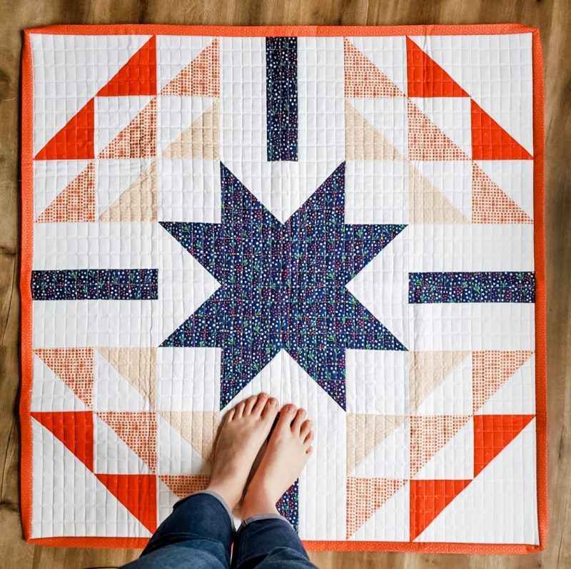 Burn Bright Quilt Pattern - Modernly Morgan