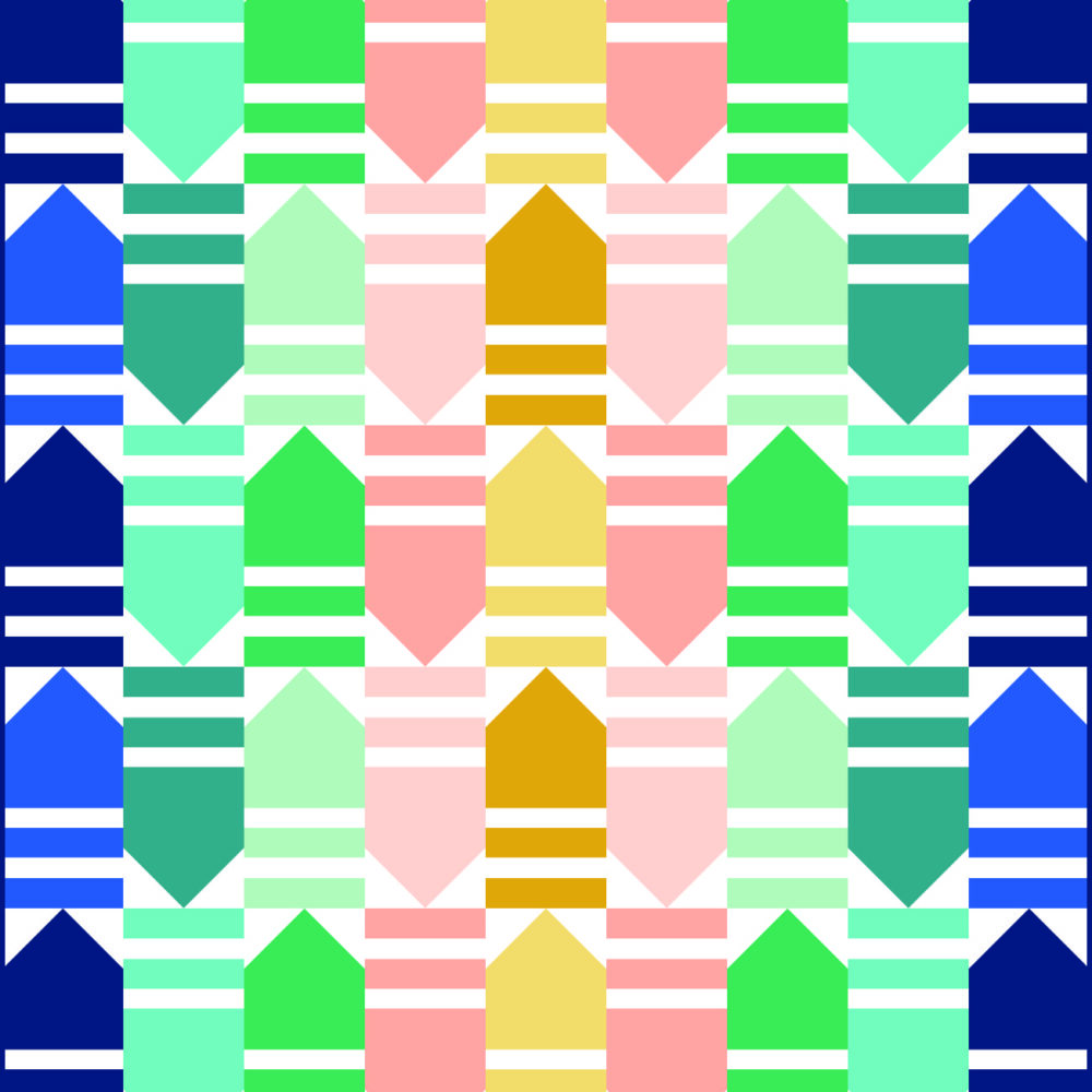 Homespun Quilt - PDF Pattern - Modernly Morgan