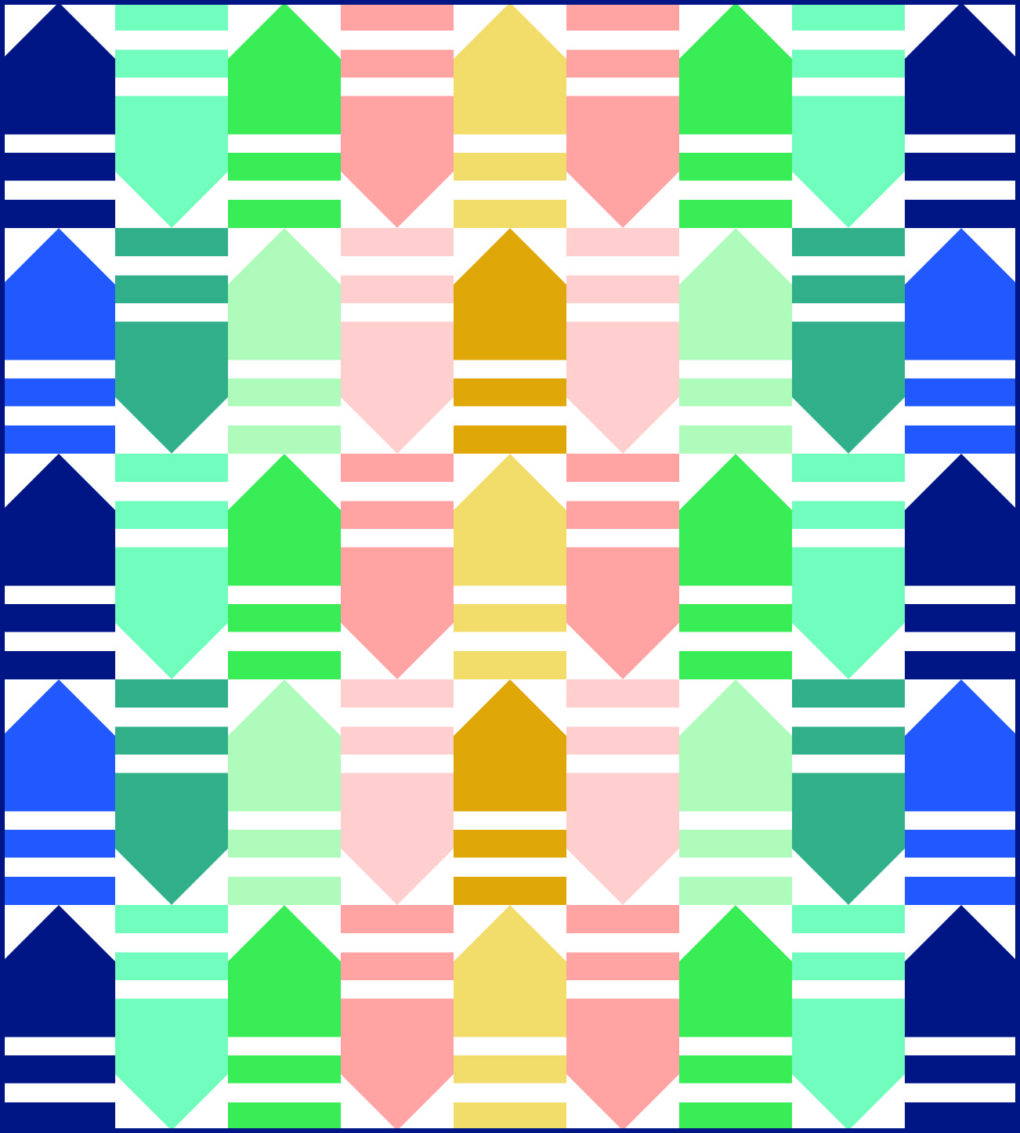 Burn Bright Quilt - PDF Pattern - Modernly Morgan