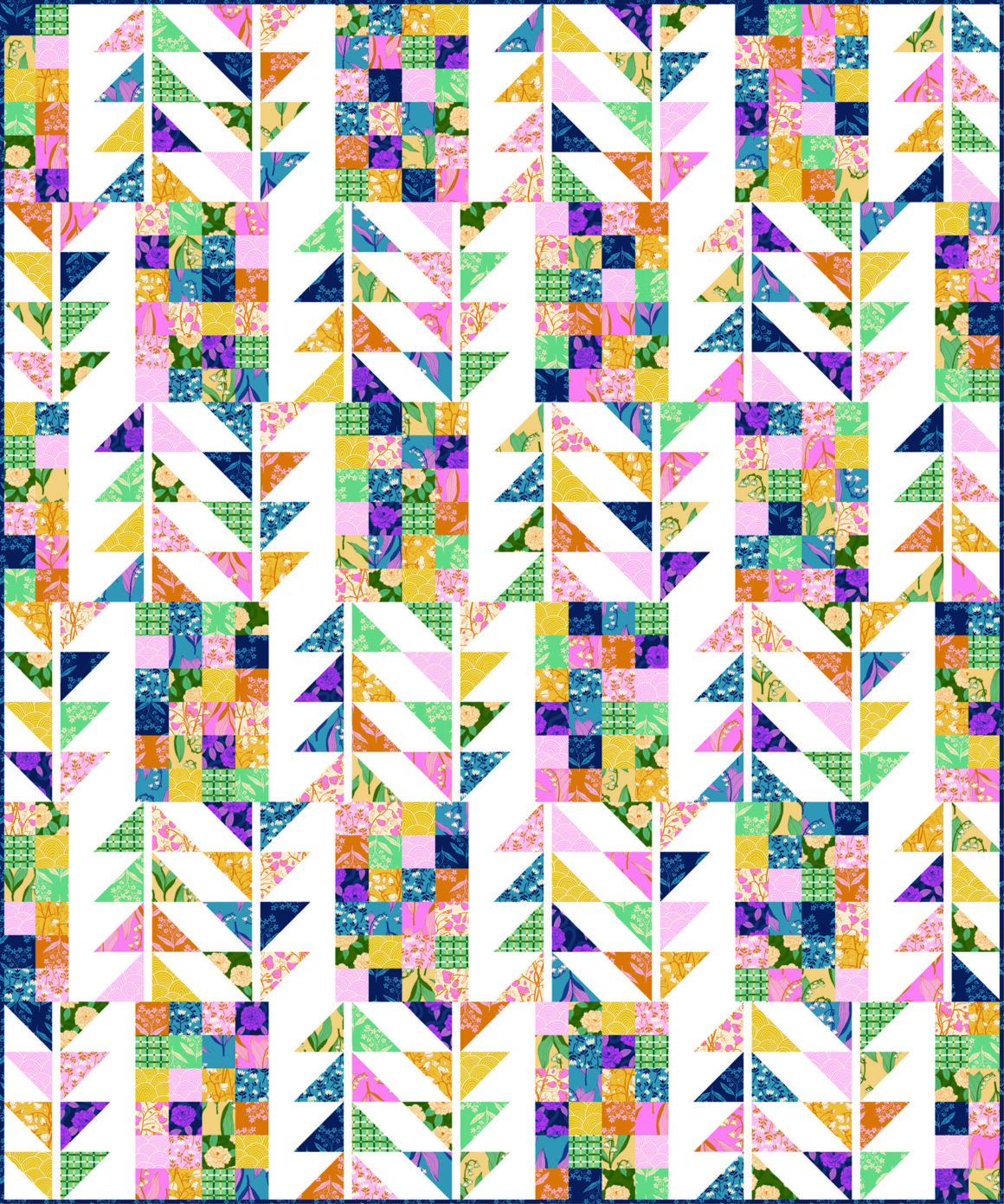 Great Heights Quilt - PDF Pattern - Modernly Morgan