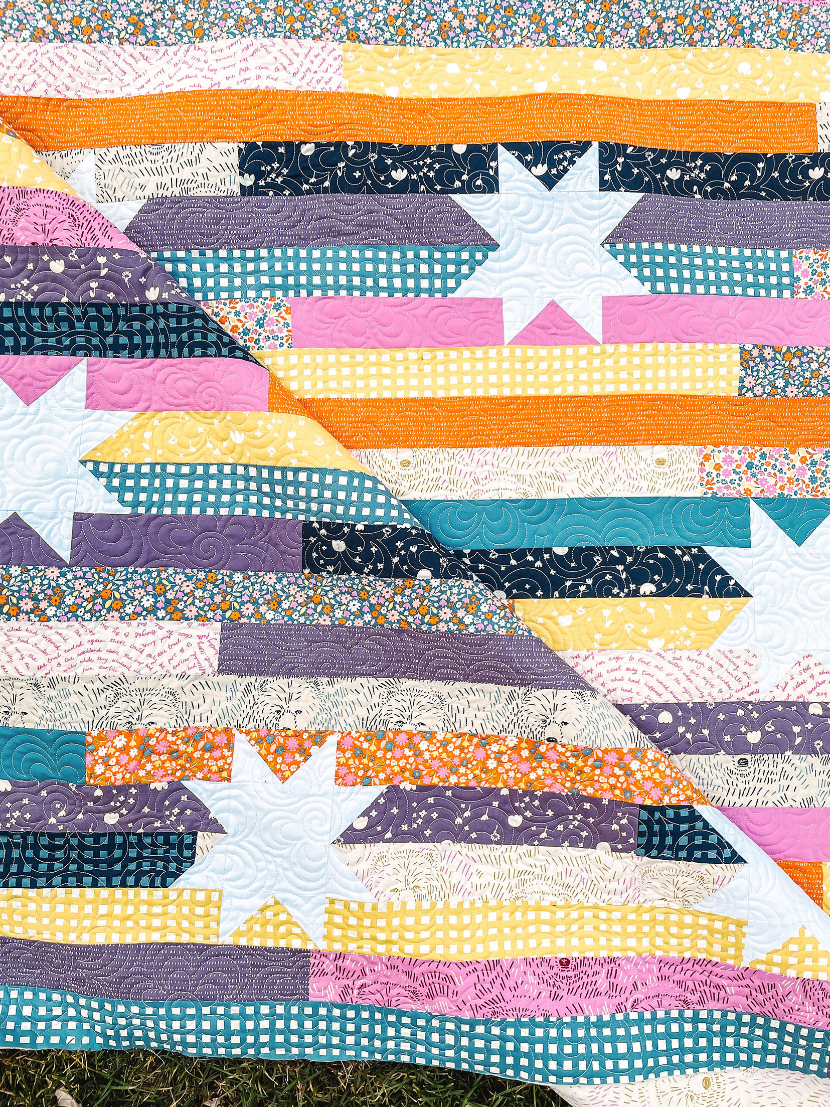 Jelly Stars Quilt Pattern - Modernly Morgan