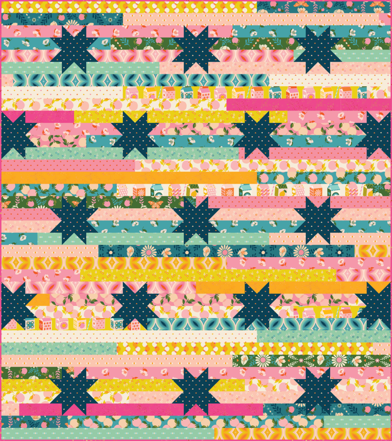 Jelly Stars Quilt Pattern - Modernly Morgan