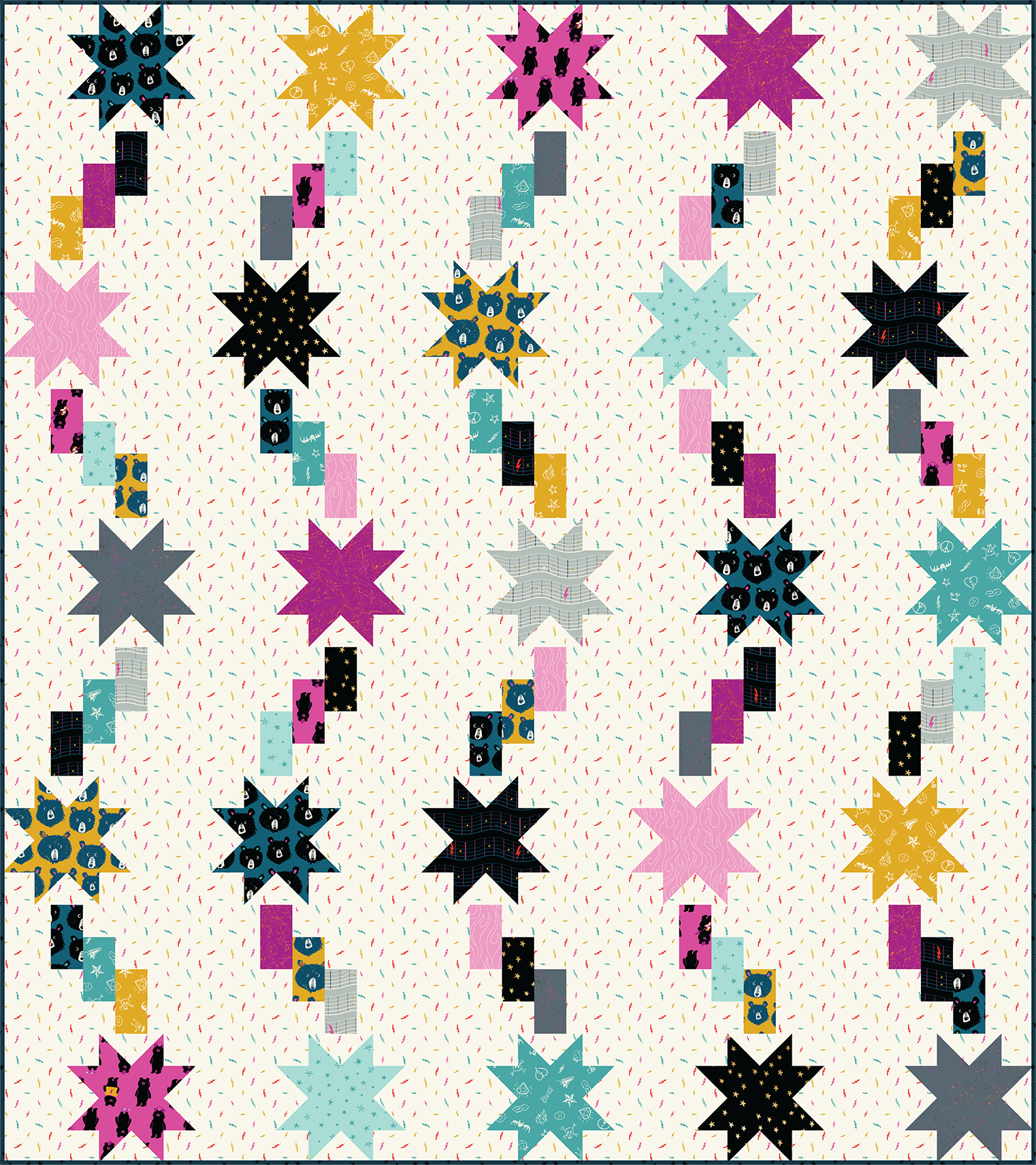 Fairy Dust Quilt Pattern - Modernly Morgan